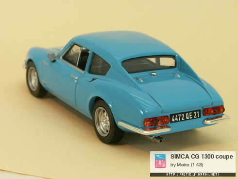 SIMCA CG 1300 coupe